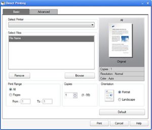 Direct Printing Utility Direct Printing Utility